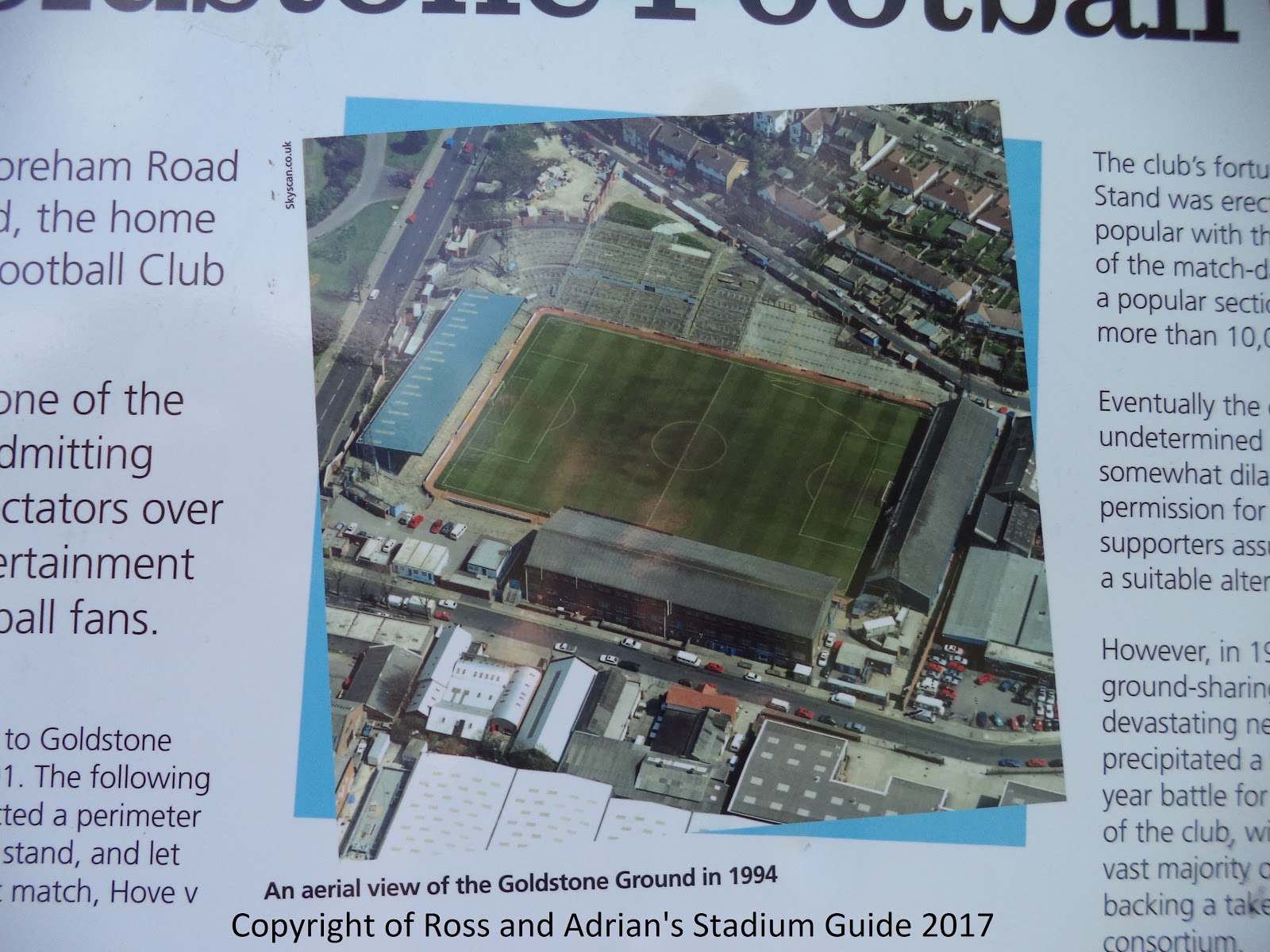 Brighton and Hove Albion (Old - Goldstone)
