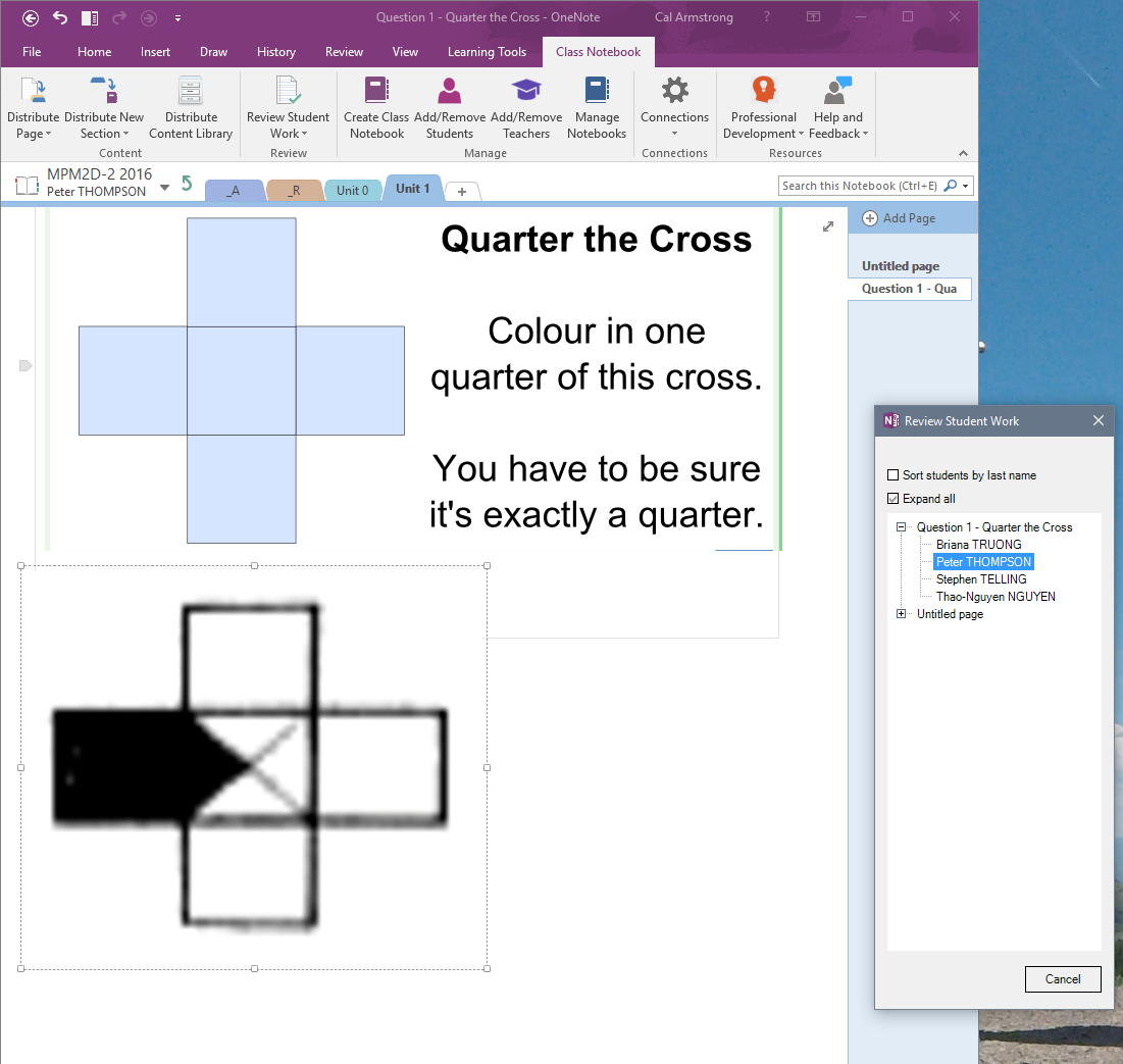 Facilitating Feedback in OneNote – OneNoteSchool