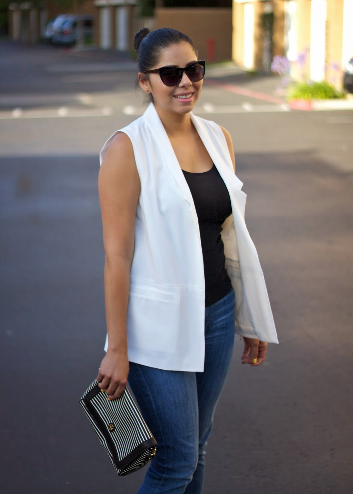 White Vest - Lil bits of Chic