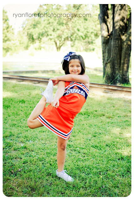 Ryan Flores Photography: cheerleader fun! {houston children's photographer}