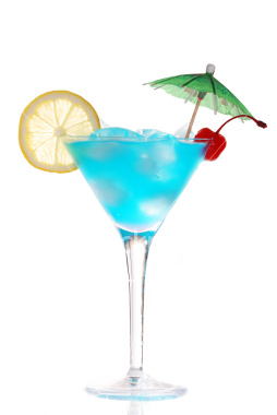 MACEDONIAN KITCHEN: Blue Bay cocktail
