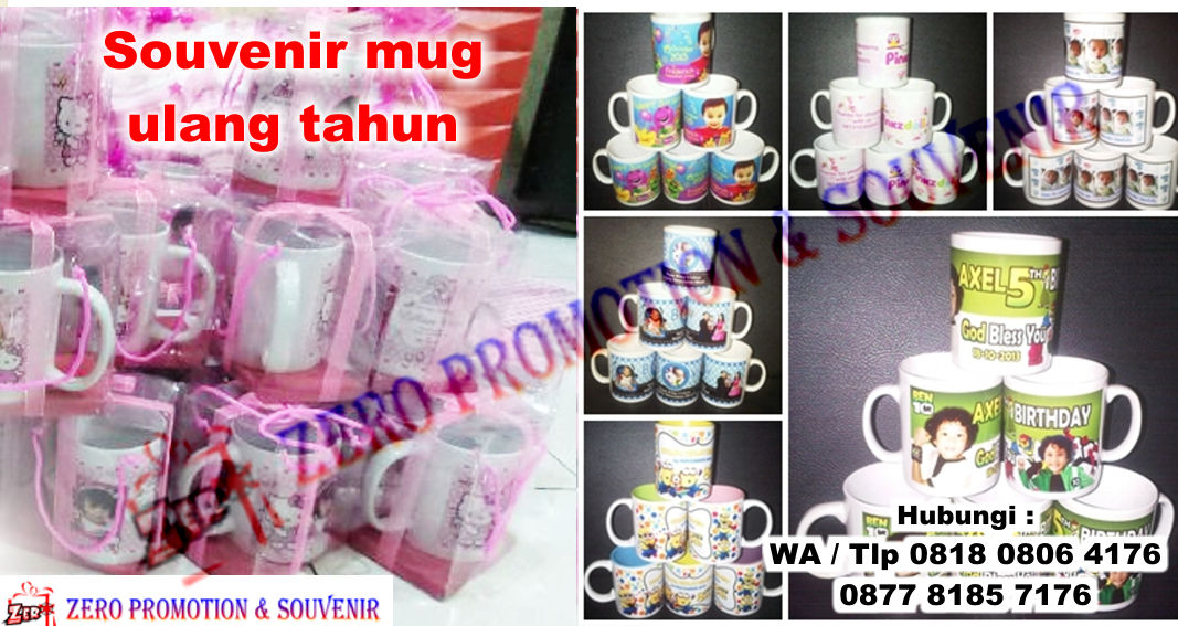 Mug Promosi & Souvenir Mug - Cetak Mug Murah | zeropromosi | souvenir ...