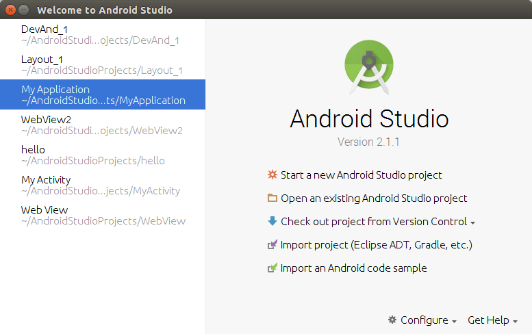 Membuat Project di Android Studio