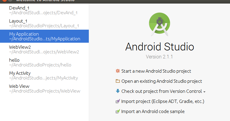 Membuat Project di Android Studio