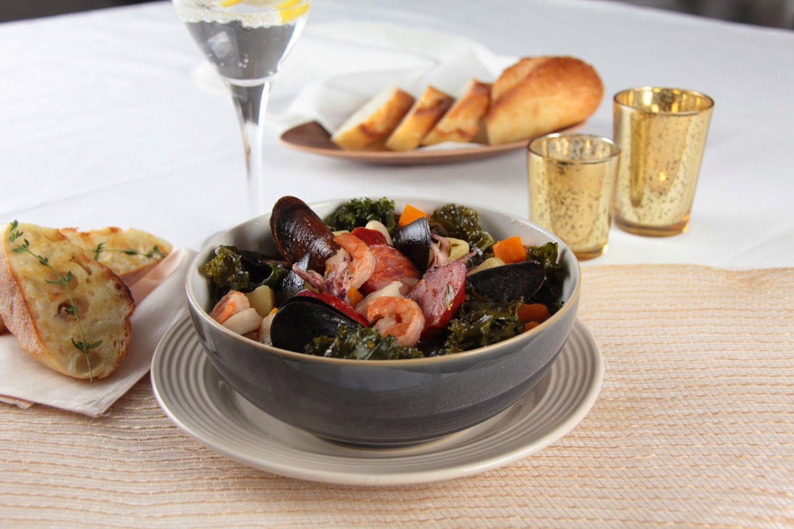 Portuguese Style Rustic Seafood Stew - Daily Tiramisu