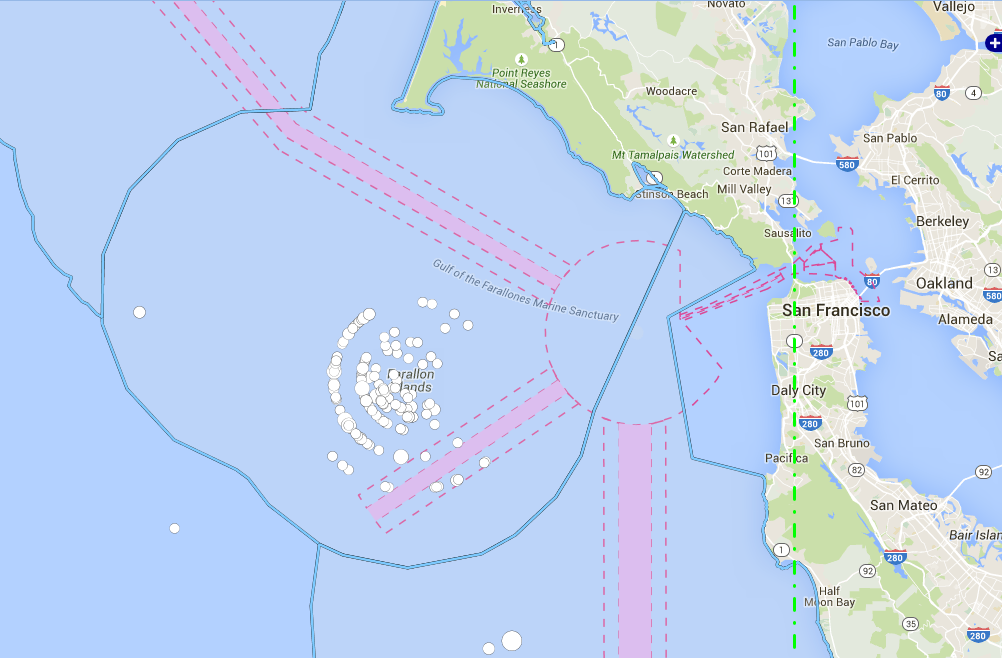 Los Farallones: Whales galore!