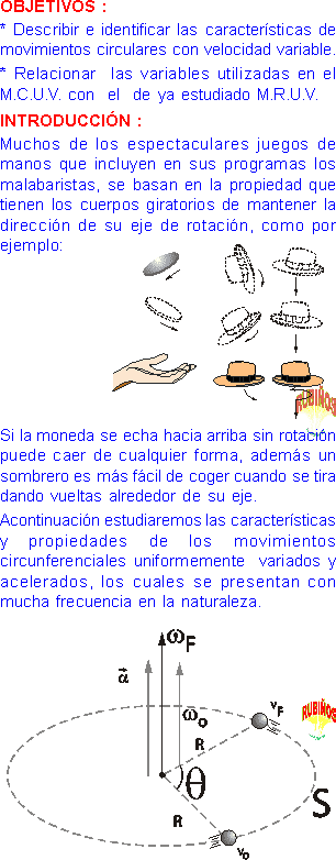MOVIMIENTO CIRCULAR UNIFORMEMENTE VARIADO FÓRMULAS EJEMPLOS Y ...