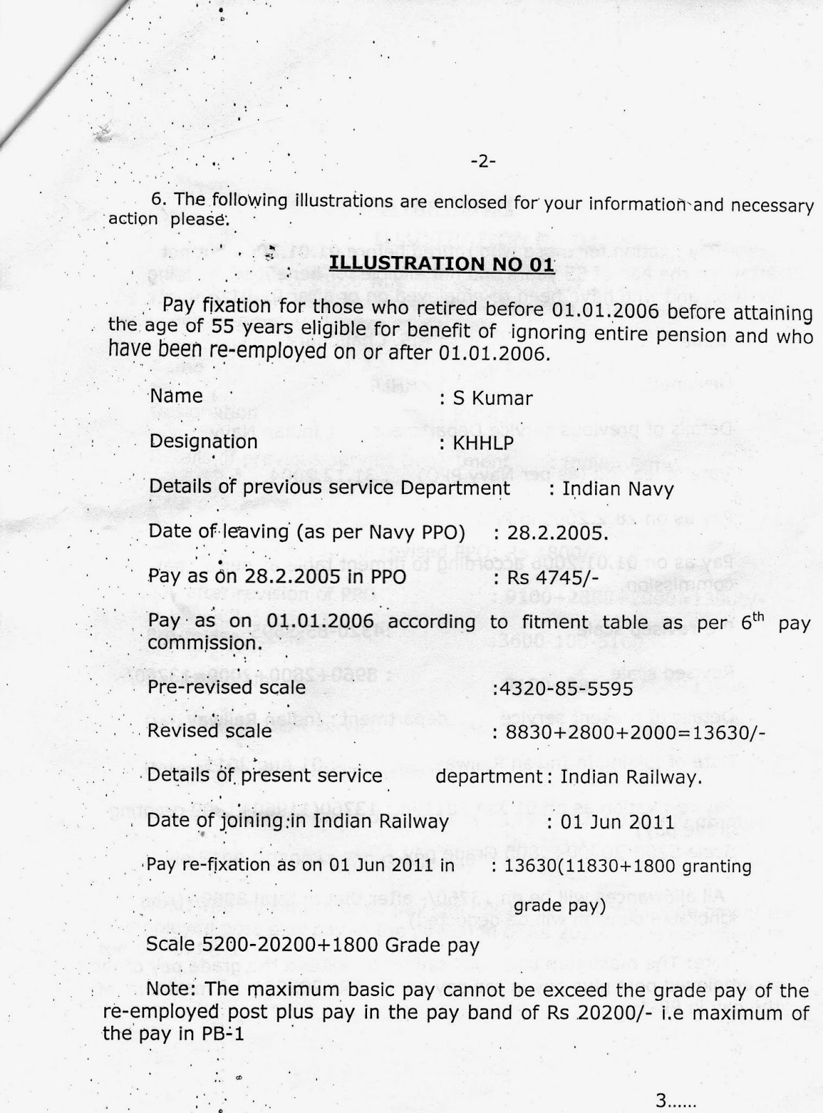 Pay-Protection Ex-Servicemen