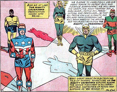BEACH BUM COMICS : MIGHTY COMICS GROUP BRINGS US - THE MIGHTY CRUSADERS