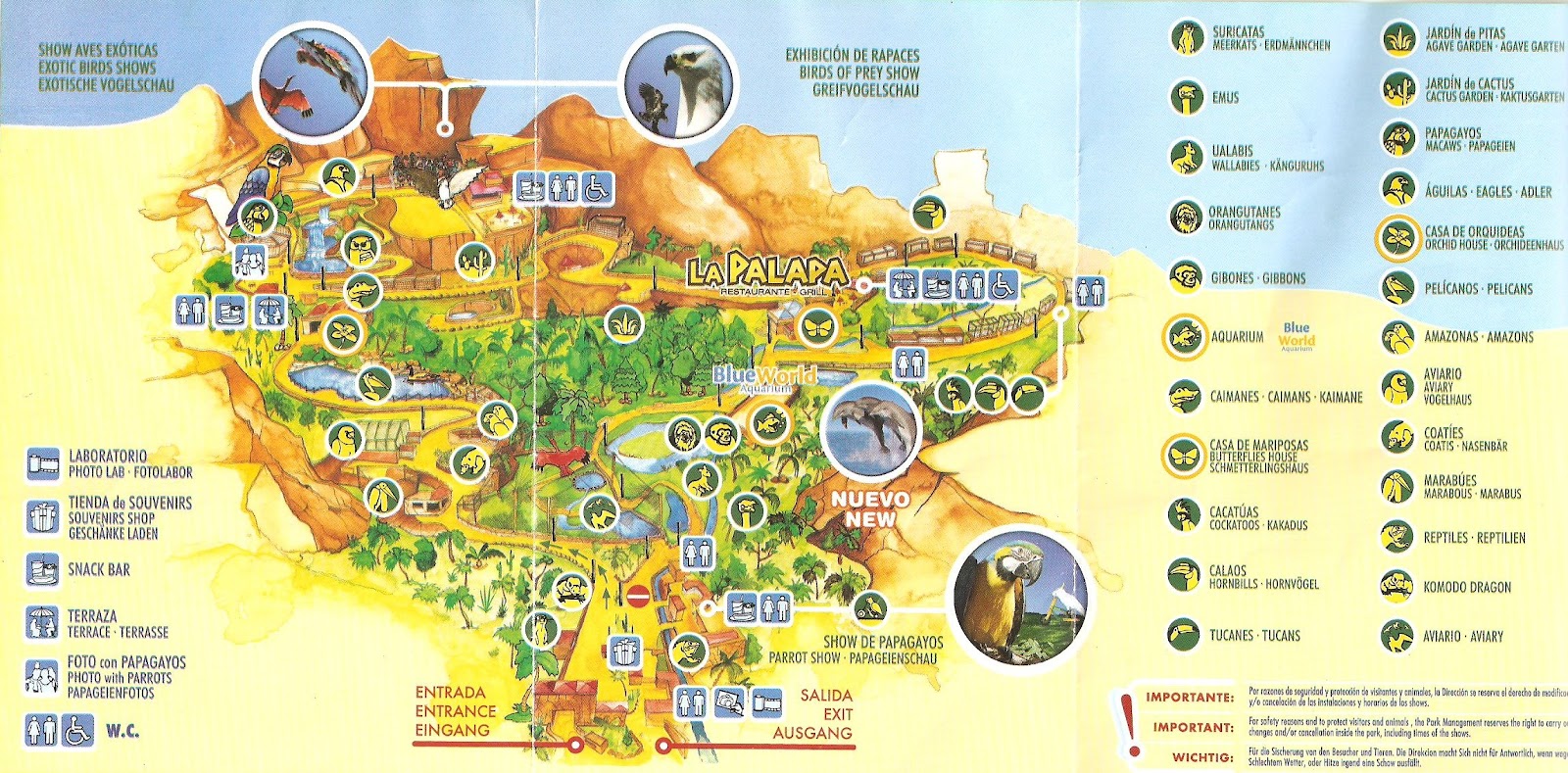 food for thought and other things: Palmitos Park, Gran Canaria - Part 1