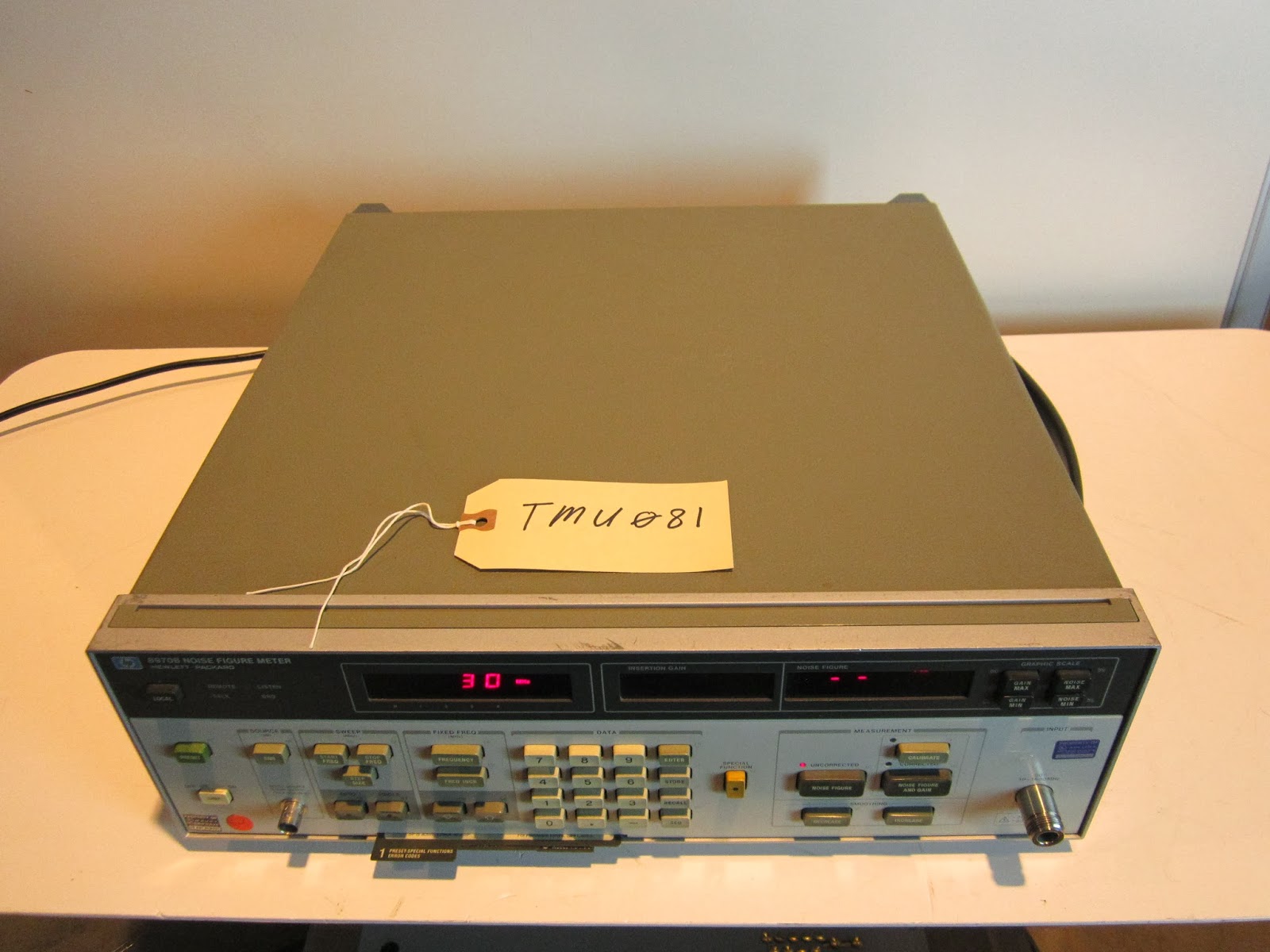 Panatron Inc.: HP 8970B Noise Figure Meter 10-1600MHz (TMU081)