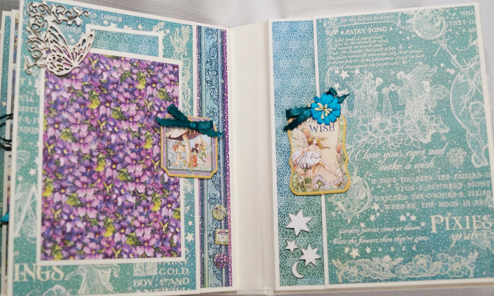 Terry's Scrapbooks: Graphic 45 Fairy Dust Mini Album Tutorial (Beginer)