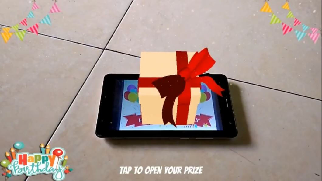 Augmented Reality Birthday Gift Card App - Denys Gamers Studio