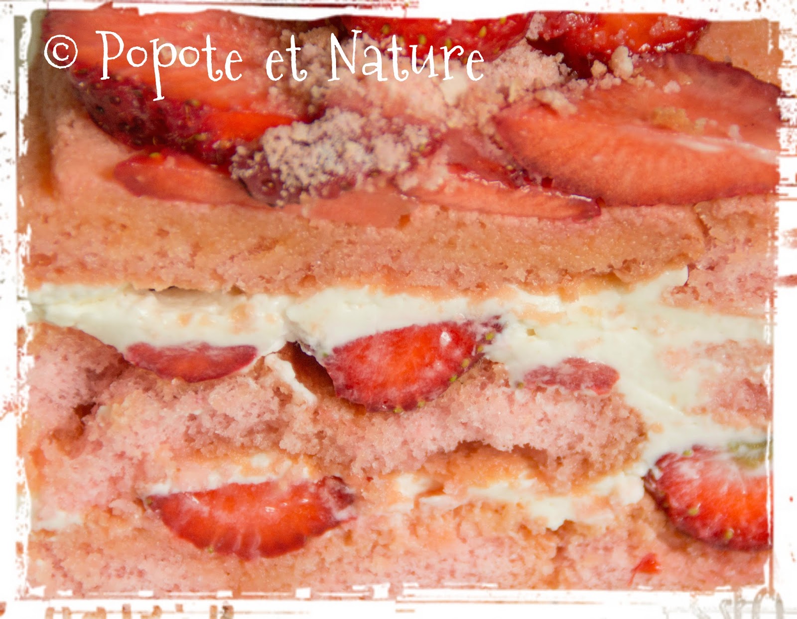 Popote et Nature: Et oui ! Encore une recette avec des fraises ! Ohhh ...