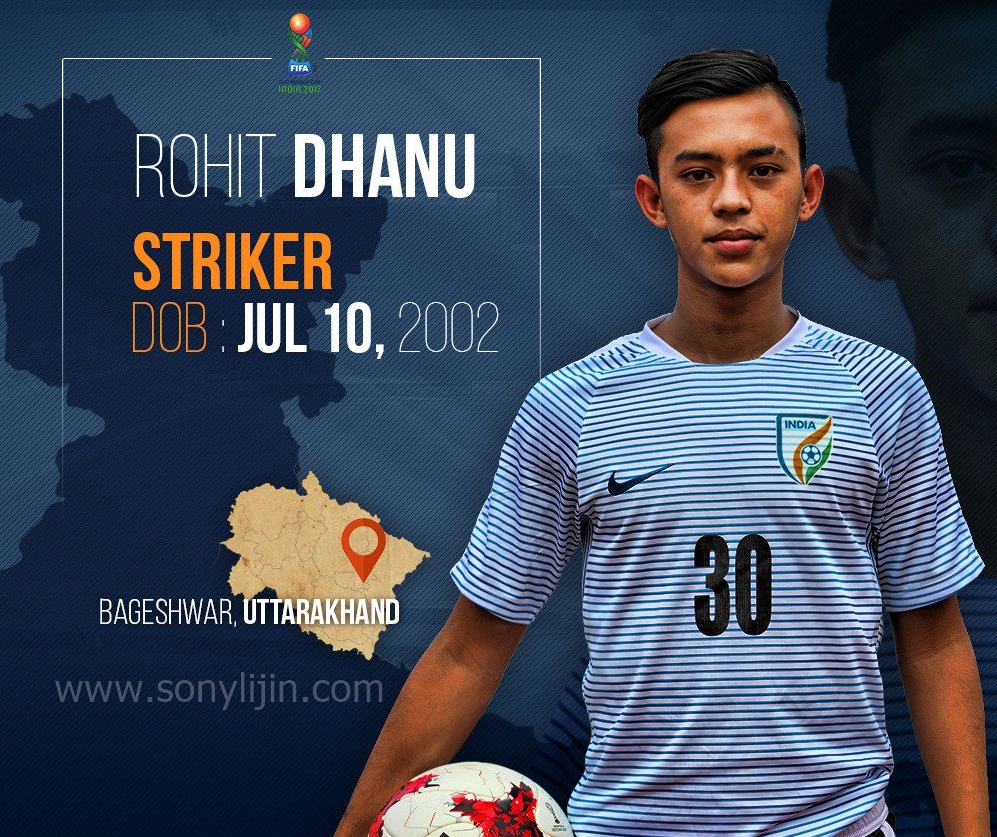 Rohit Dhanu Indian football player profile