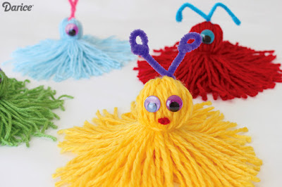 15 Super Cool Yarn Crafts For Kids - Quirky Bohemian Mama | Bohemian ...