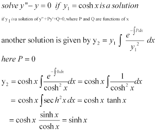 mixture: solving a second order differential equation using reduction ...