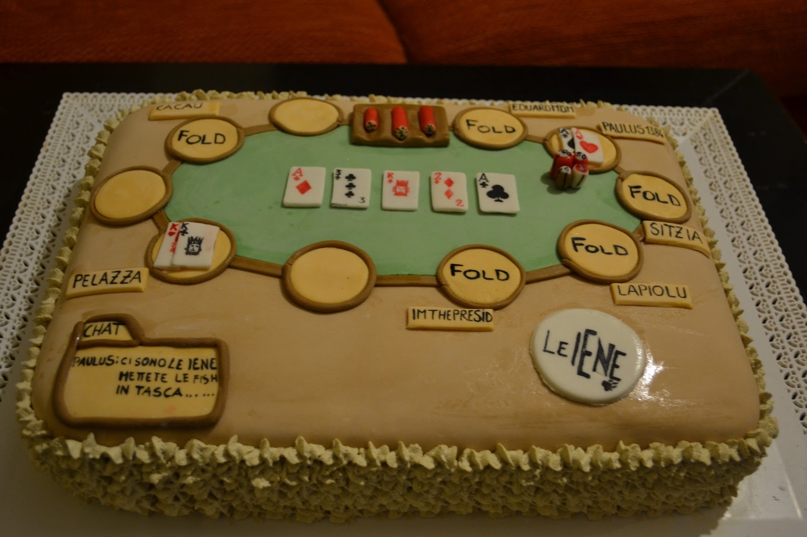 HOBBY TORTE: TORTA POKERSTARS
