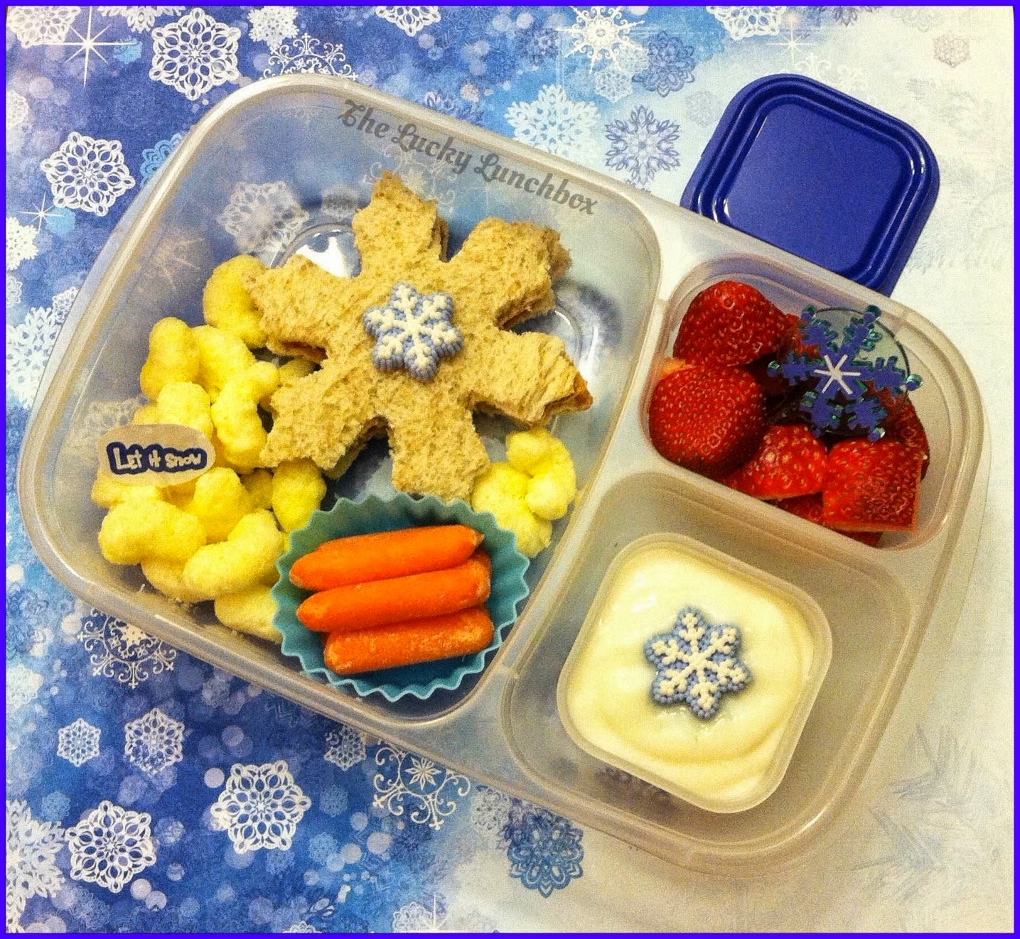 The Lucky Lunchbox: We want some snow....