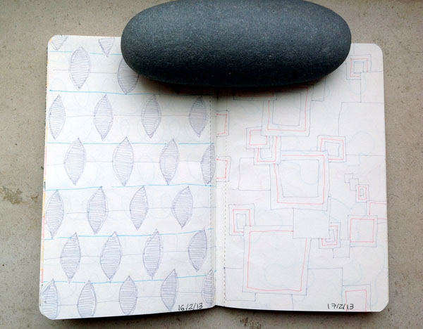mundo flo: My sketchbook: Let's make patterns!