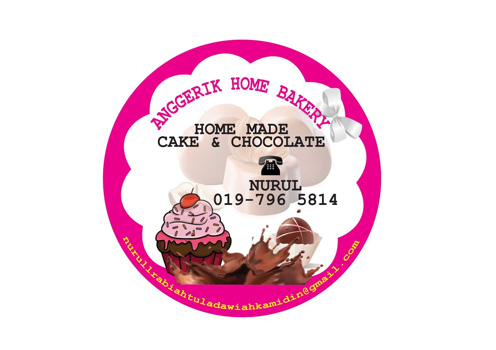 anggerik HOME bakery: KEK EDIBLE IMAGE(BERGAMBAR)