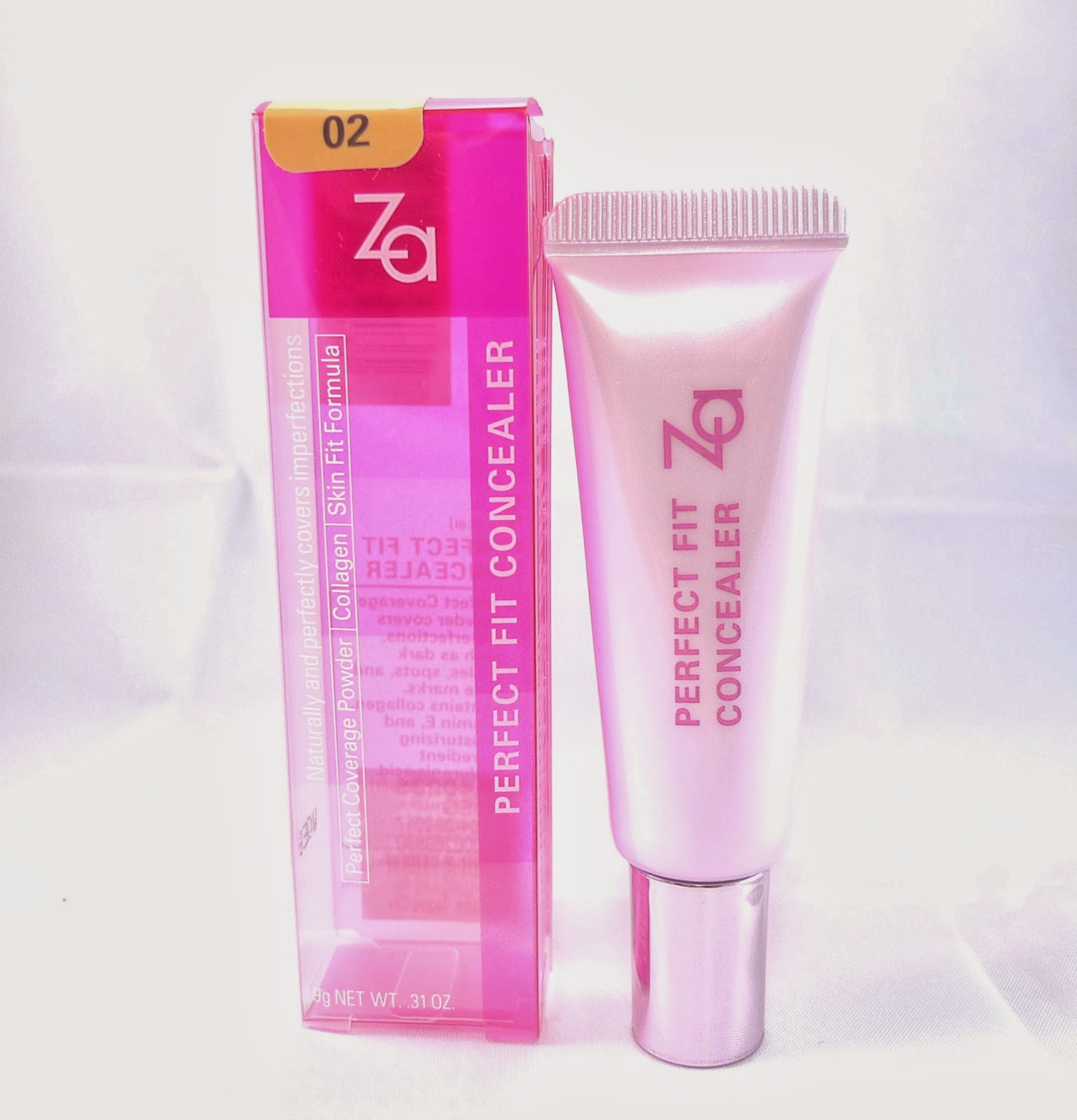 ZA Cosmetics Perfect Fit Concealer in 02 Review
