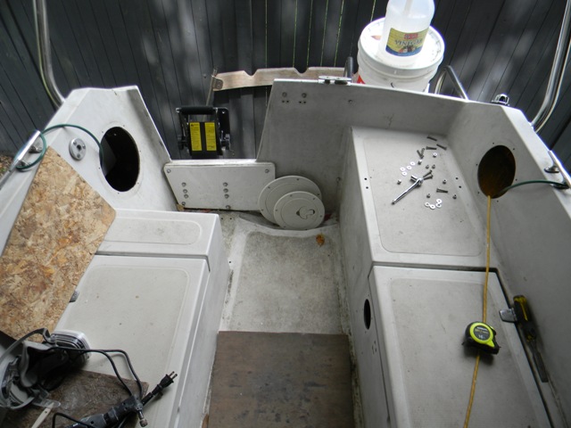 Ericson 25, Oystercatcher: Rigging, Standing, Chainplates, Aft, Removal ...