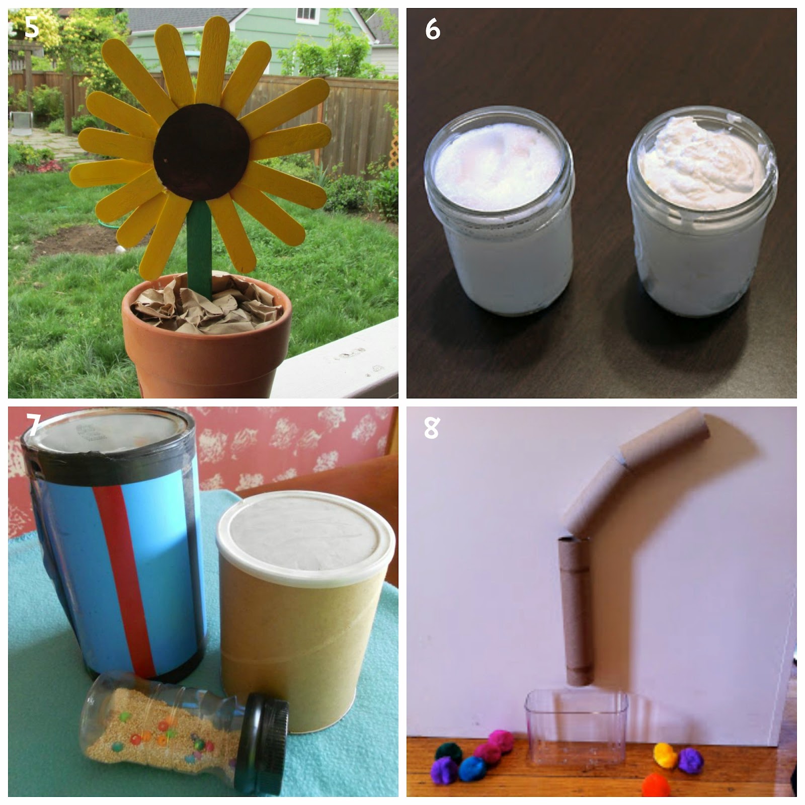 Learn with Play at Home: 8 Activities using Materials from the Recycle Bin