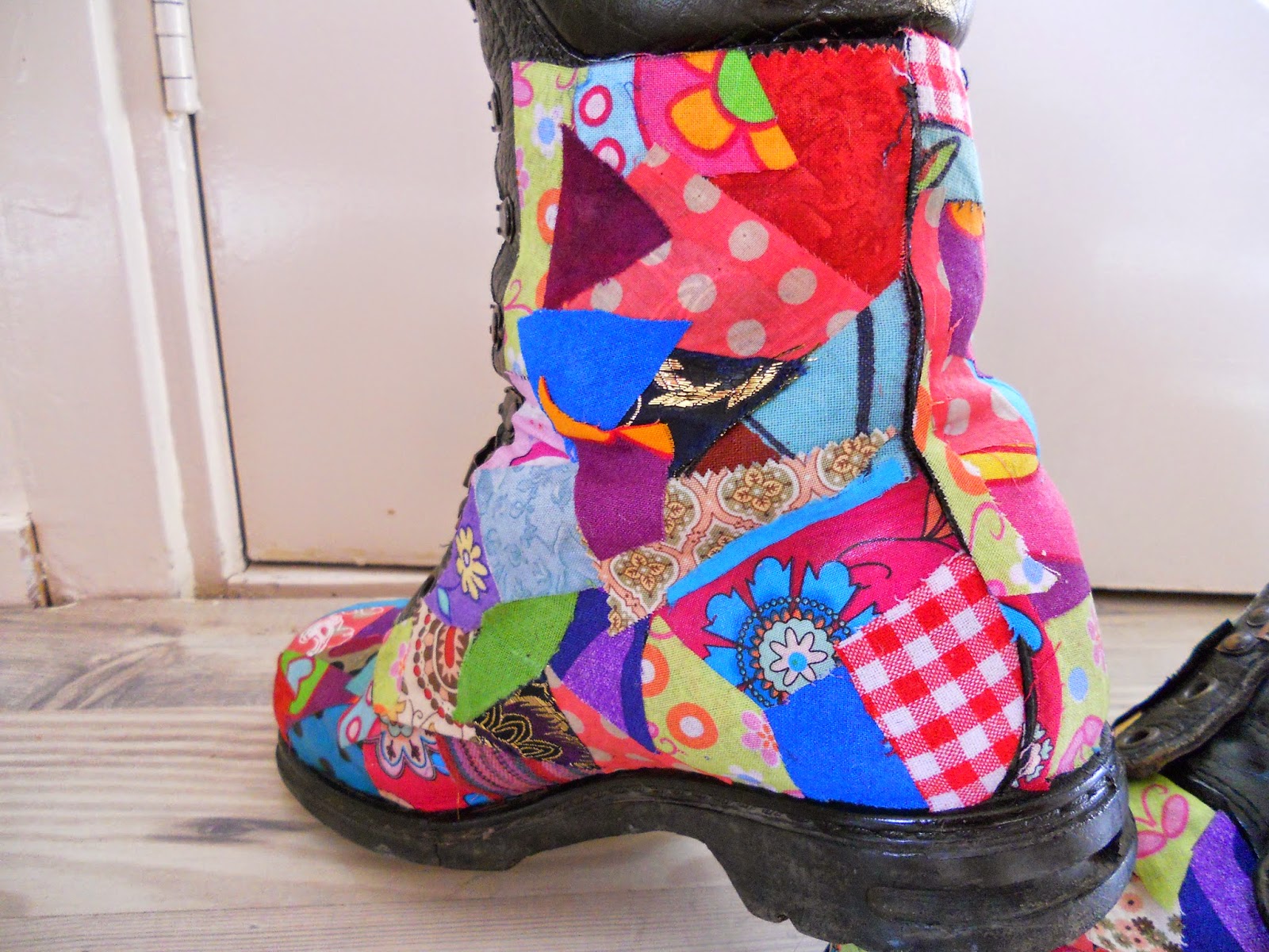 Double Dutch stories: Patchwork boots