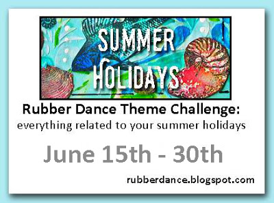 Judy's Card Corner: Rubber Dance June Challenge & CASology HOUSE