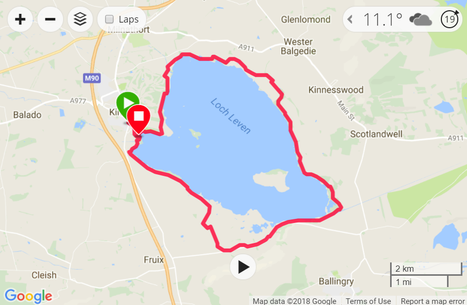 Loch Leven Trail Map