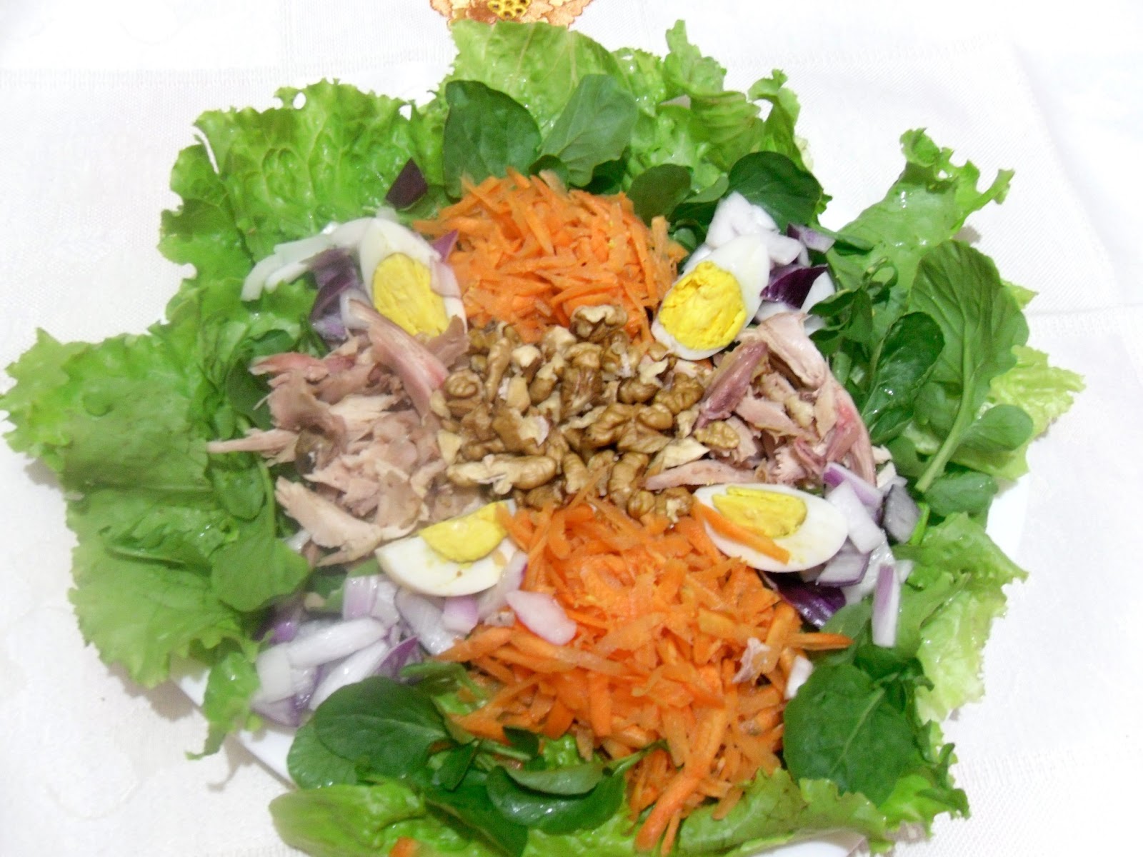 Salada de frango - Receitas de pecados no prato