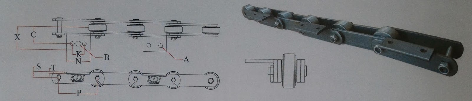 Palm Oil Mill Conveyor Chain : KDI