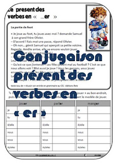 IPOTÂME ....TÂME: Conjugaison CE1 le présent verbes en "er"