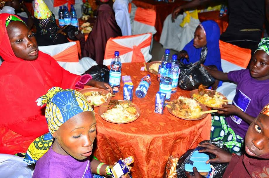Photos: Borno State First Lady hosts 200 children from IDP camps and ...