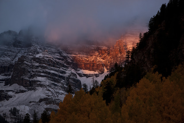 Ken Papaleo: X Marks the Shot: Maroon Bells, Aspen Colorado, Fall Colors.