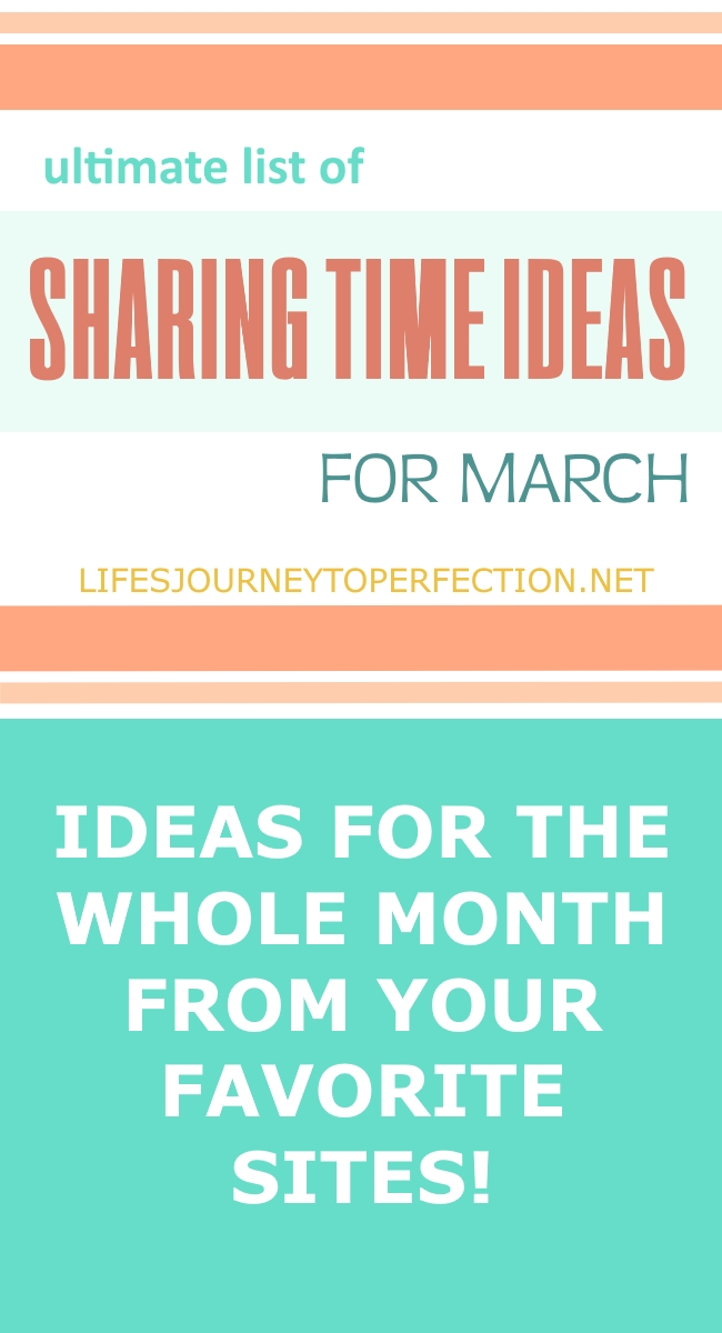 Life's Journey To Perfection: Ultimate List of Primary Sharing Time ...