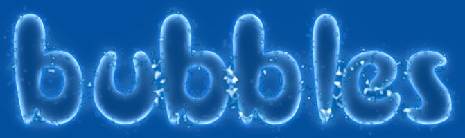 Text Effect Tutorials: TUTORIAL: creating a bubble text effect