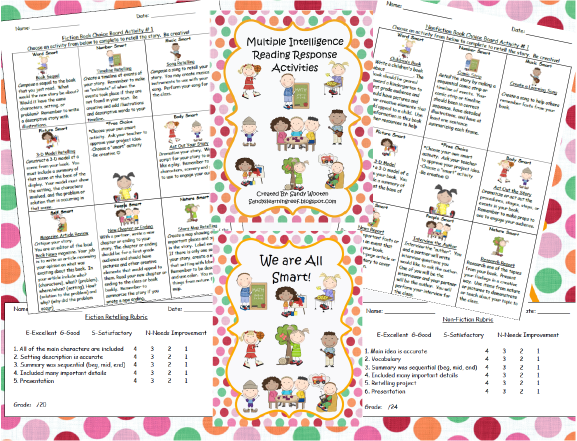 Sandy's Learning Reef: Incorporating Multiple Intelligences into Reading!