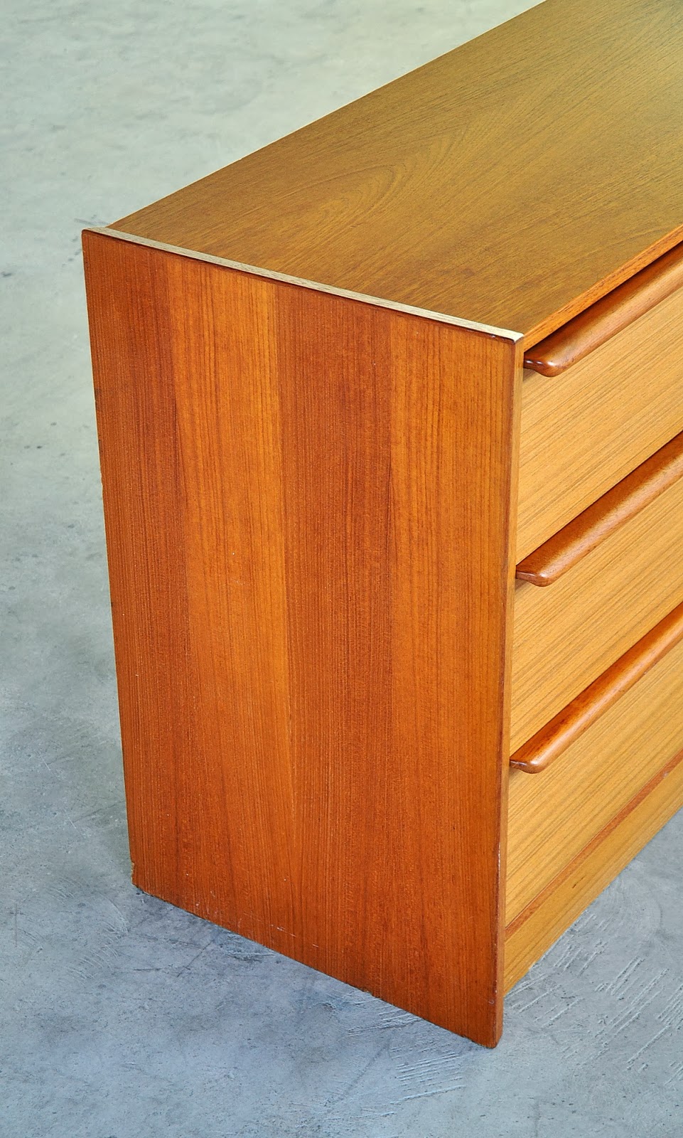 SELECT MODERN: Danish Modern Teak Double Dresser