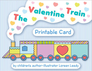 Loreen Leedy Books + More: Clickety-clack, The Valentine Train is coming!