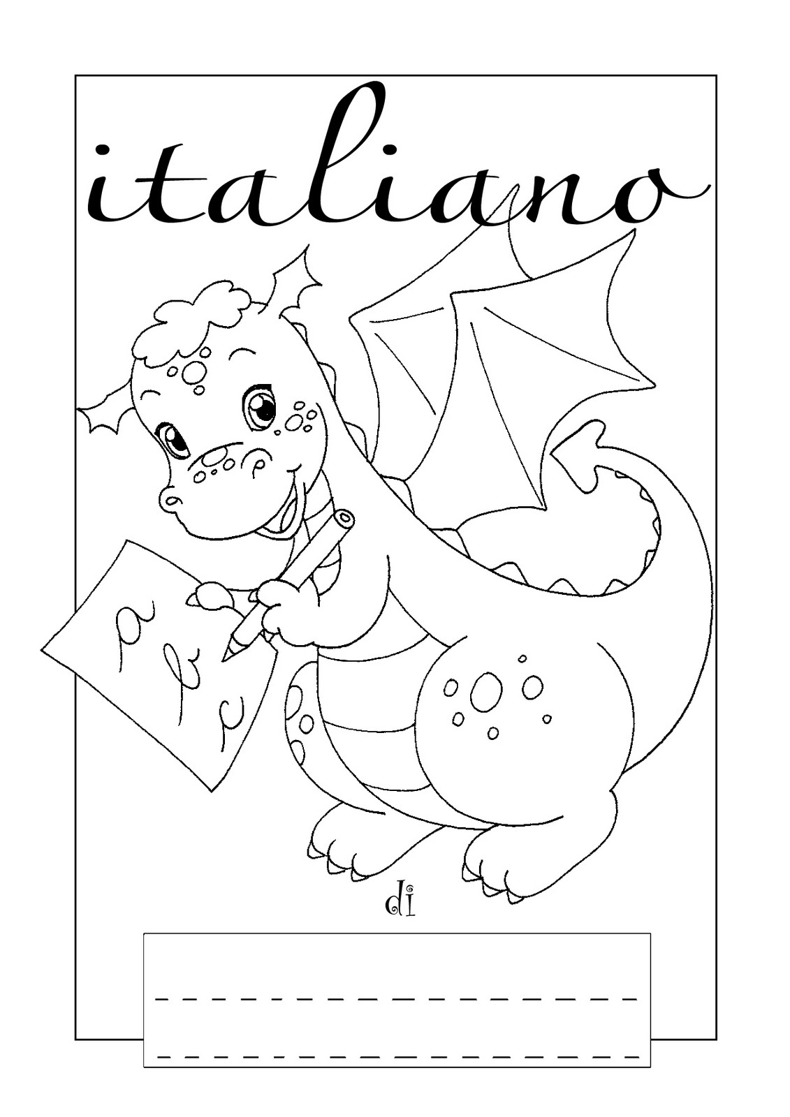 disegni da colorare: Disegni da colorare COPERTINE PER I QUADERNI ...