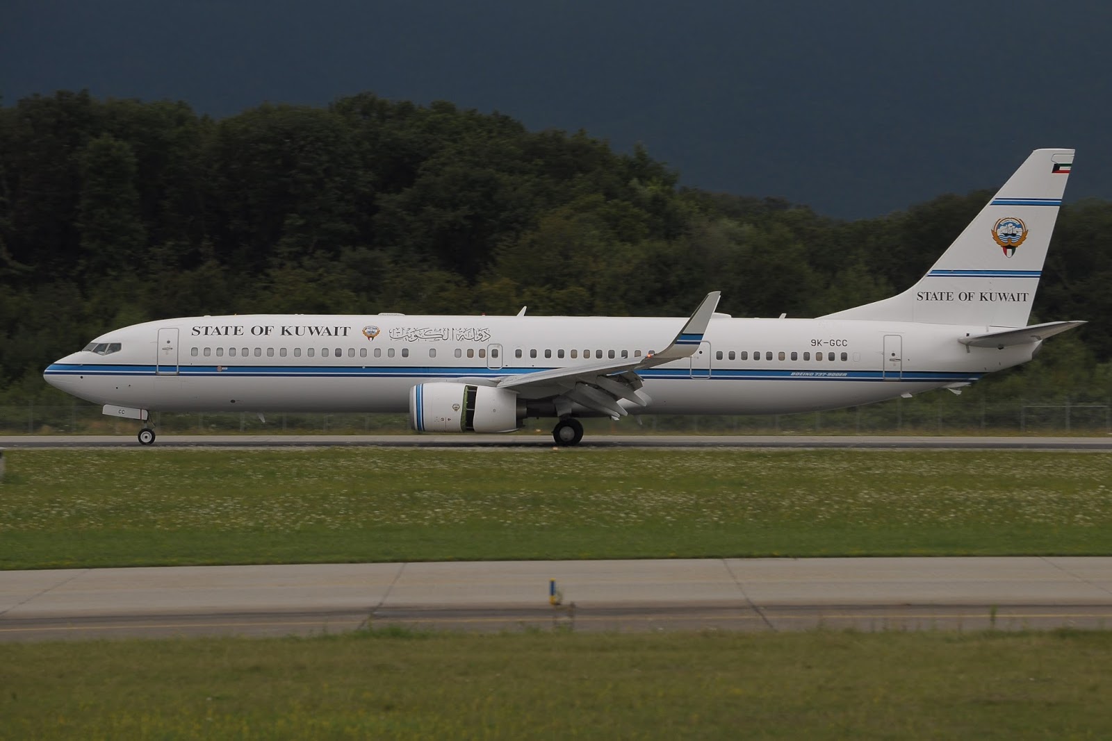 Flyingphotos Magazine News: 9K-GCC - State of Kuwait B737-9BQ(ER)(BBJ3 ...