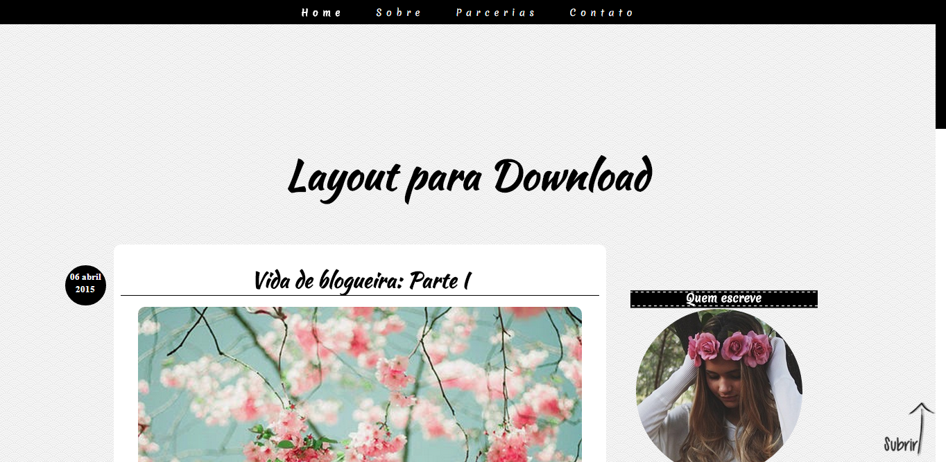 Layouts Free para seu blog - Parte 2 | Simples Bella