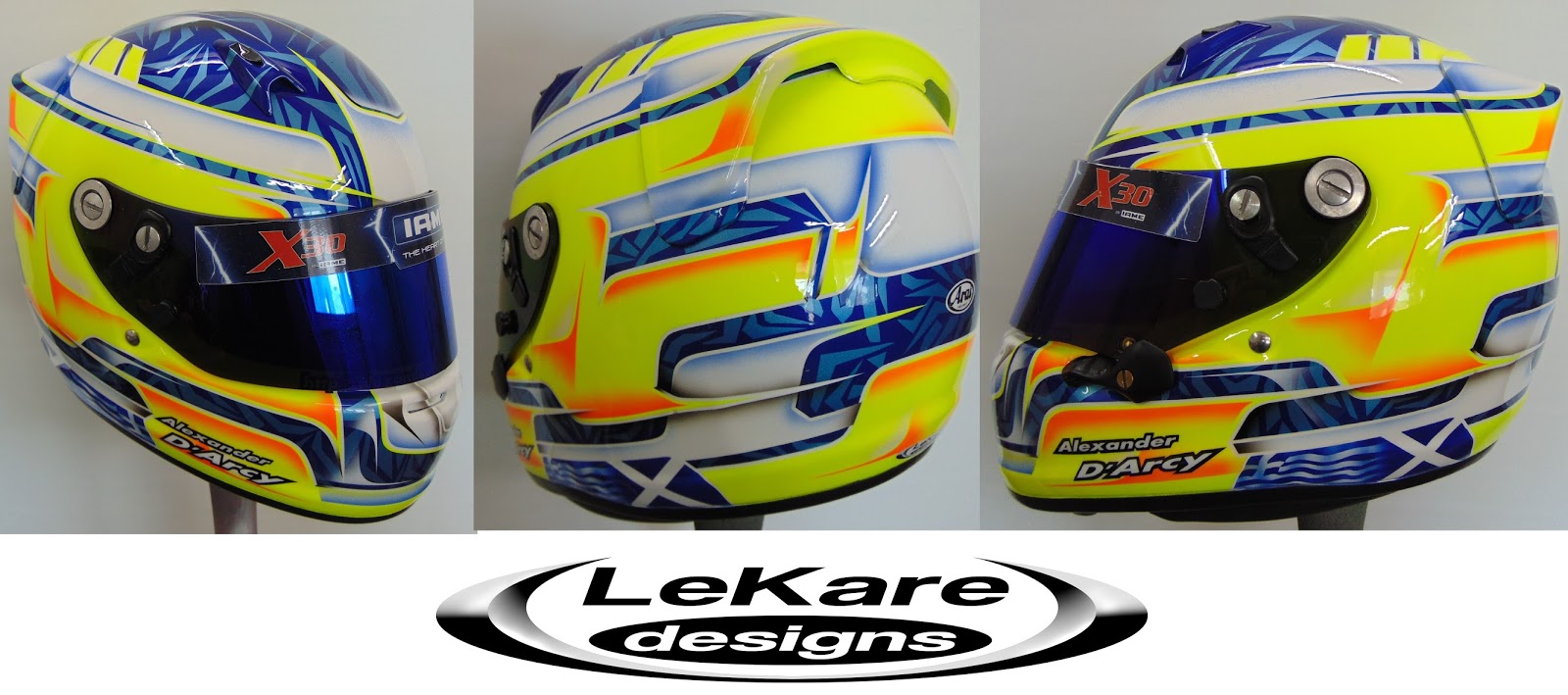 LeKare helmets designs: KART racing helmets