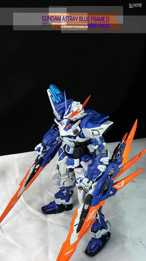 Custom Build: MG 1/100 Gundam Astray Blue Frame D