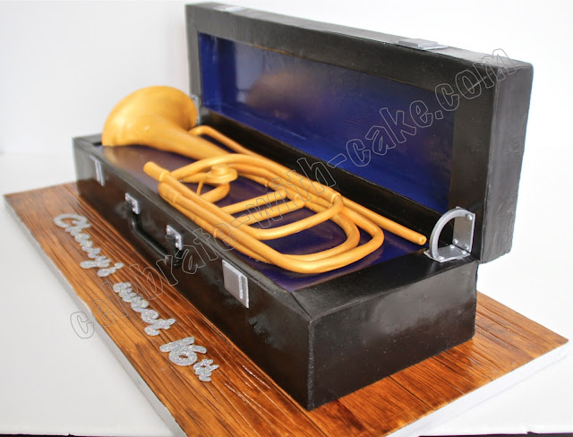 Celebrate with Cake!: Trombone In Box Cake