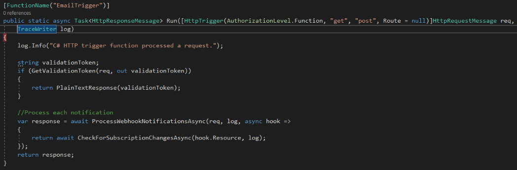 Hansamali Gamage: .NET Core app that talks with Graph API and Azure functions