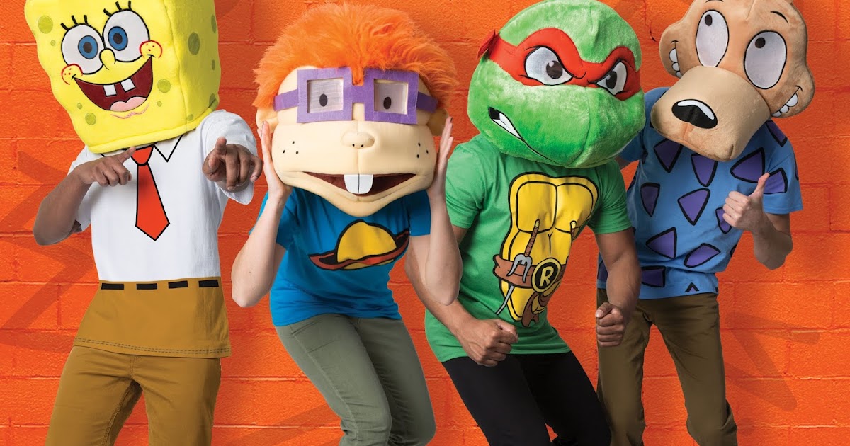 NickALive!: Maskimals Launches '90s Nickelodeon Line of Plush Masks ...