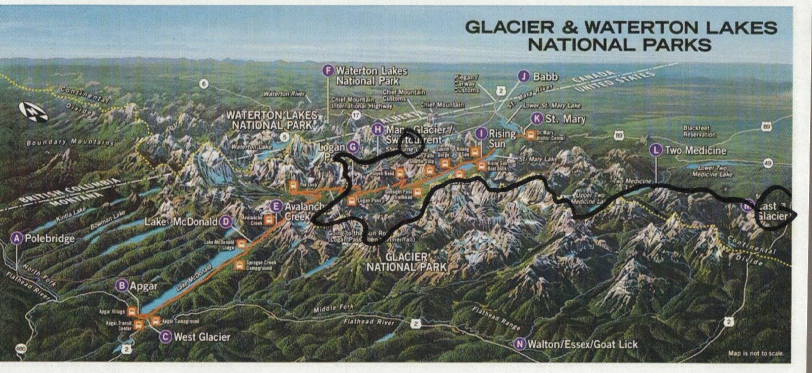 Backpacking Glacier National Park 2012: Shuttle Run Trail - The East ...